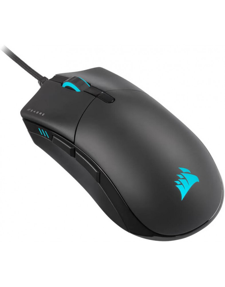 Corsair SABRE RGB PRO CHAMPION SERIES Ultra-Light Wired Gaming Mouse, 6 ...